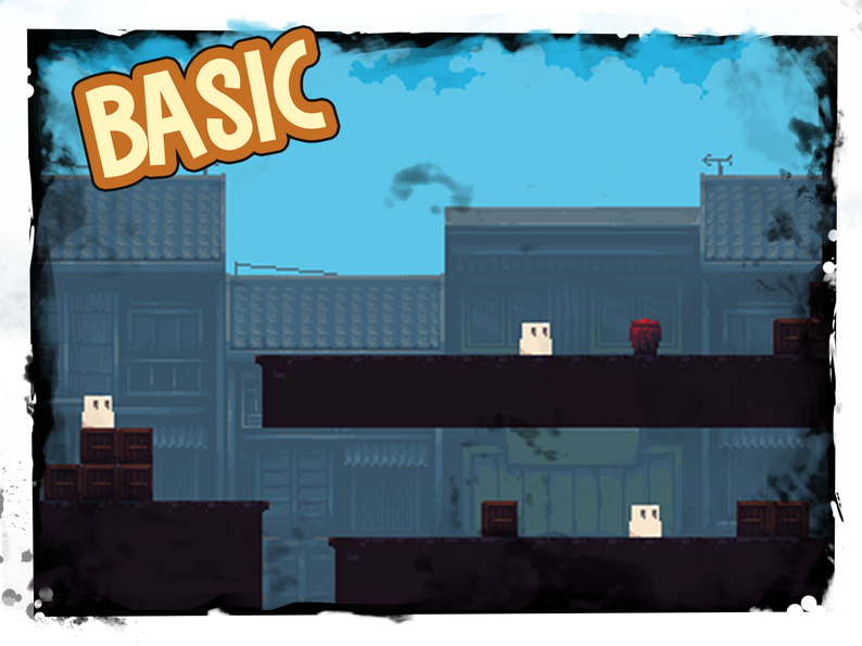 Japan Neighborhood - Pixel Art Platformer Tileset by The Flavare