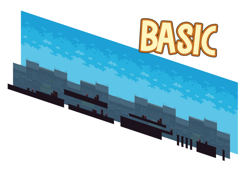 Japan Neighborhood - Pixel Art Platformer Tileset by The Flavare