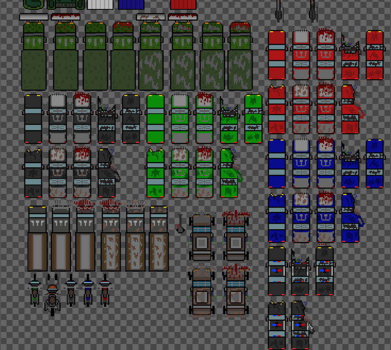 Pixel TileSet Zombie Apocalipsise by YouRyka