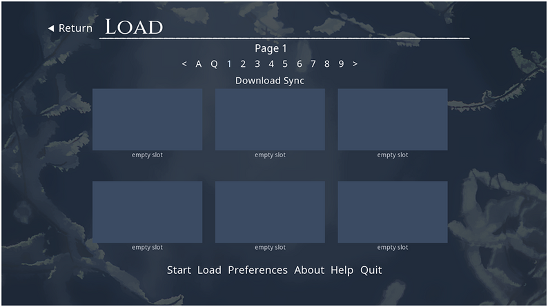 Ren'Py Winter GUI Theme by __ess__ VN Assets