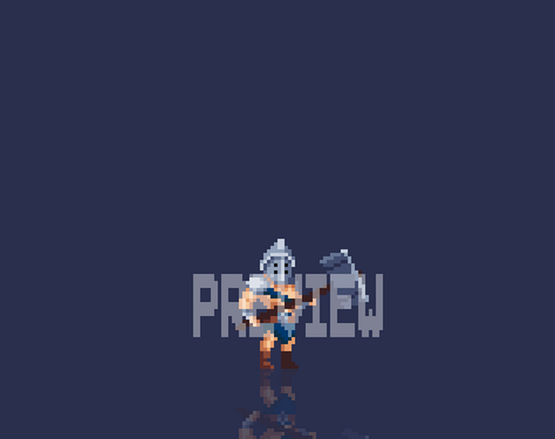 Gladiator #4 2D Pixel Art by Mattz Art