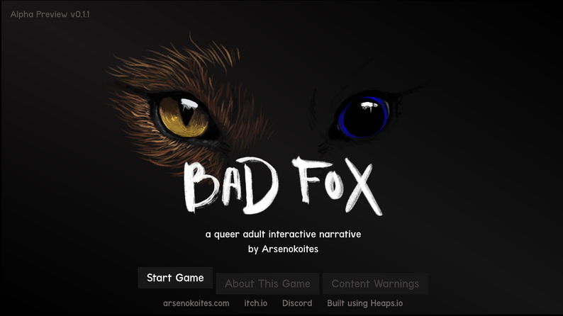Bad Fox - Alpha Preview by Arsenokoites