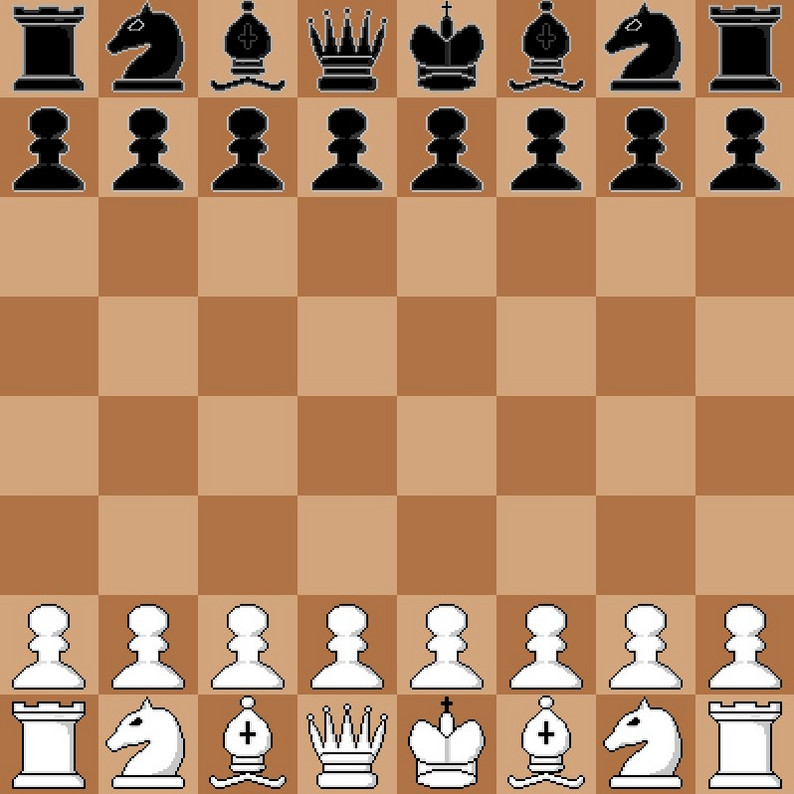 (Pixel Art) Chess Piece Images by RyiSnow