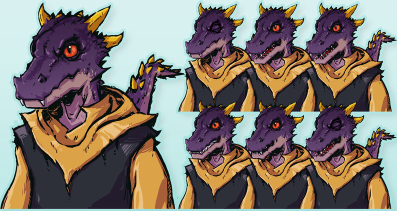 PNGTuber - Drazil (3 variants) by Azadouken