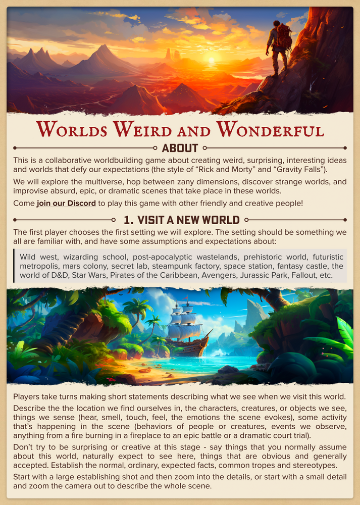 Worlds Weird and Wonderful by lumenwrites
