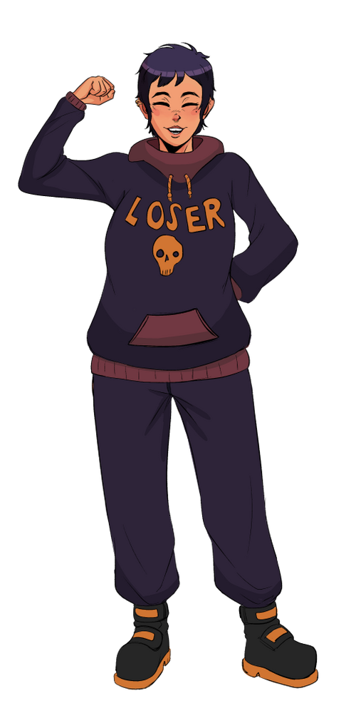 Sam the Tomboy! VN Character by Visual Novel Paradise