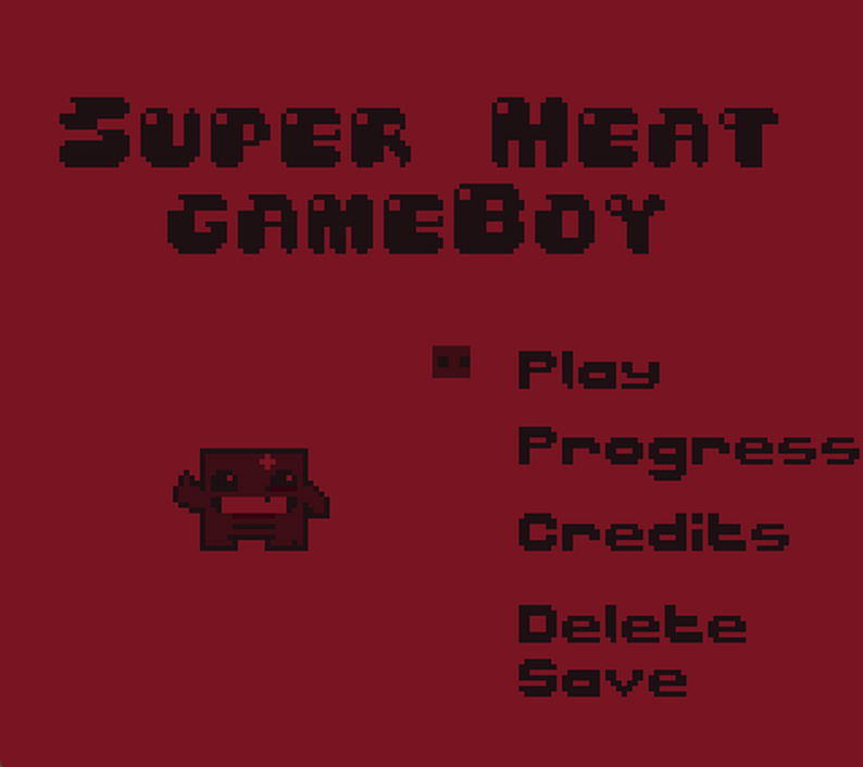 Super Meat boy DEMAKE for the GameBoy Color (Demo) by hellzblazez