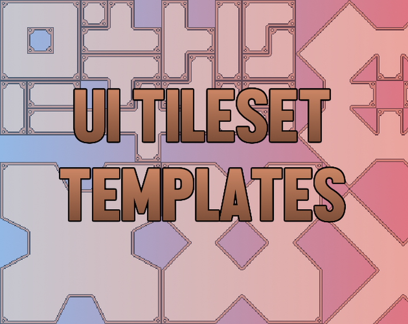 UI Tileset Templates by croomfolk