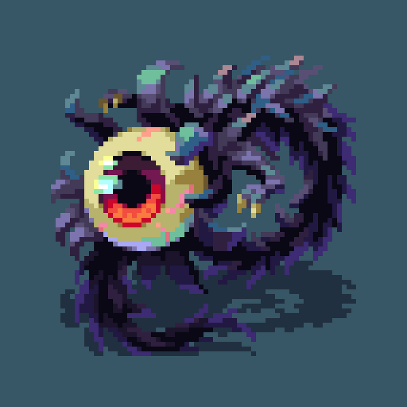 Pixel 50 16-Bit Designer Fantasy Monsters by Thomas Feichtmeir "Cyangmou"