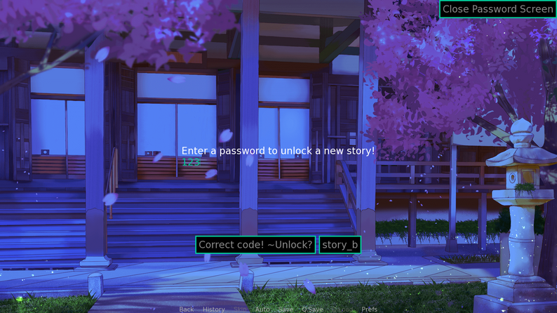 Tutorial Ren'Py: Unlock Stories with Passwords - Code Source Companion by Discover with Mia