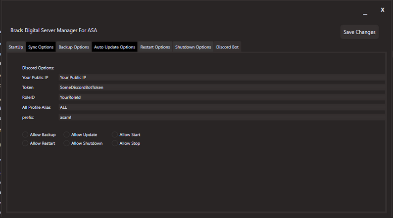 ARK Server Manager Tool For ASA v0.1.2.24 by JustSomeBritishGuy