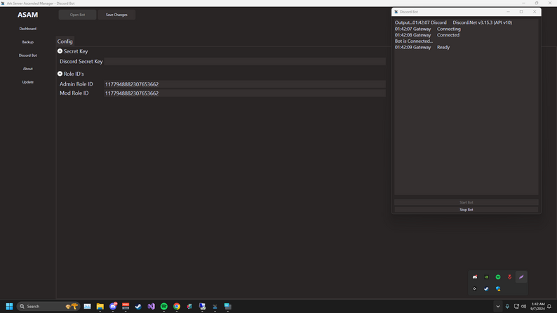 ARK Ascended Server Manager v1.2.2.43 by JustSomeBritishGuy