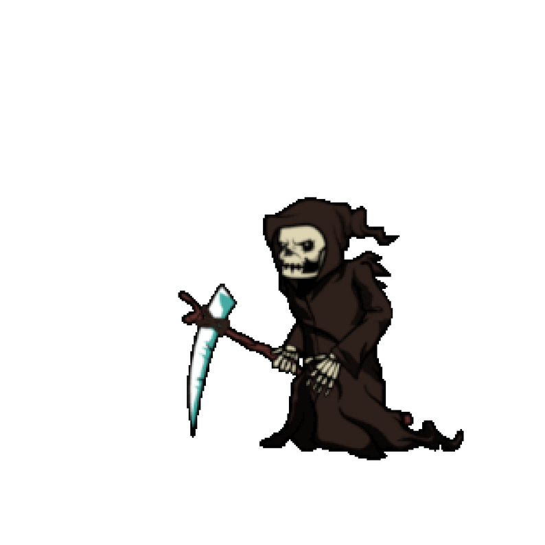 2 Shaman Skeleton character sprite sheet by wahyuprot
