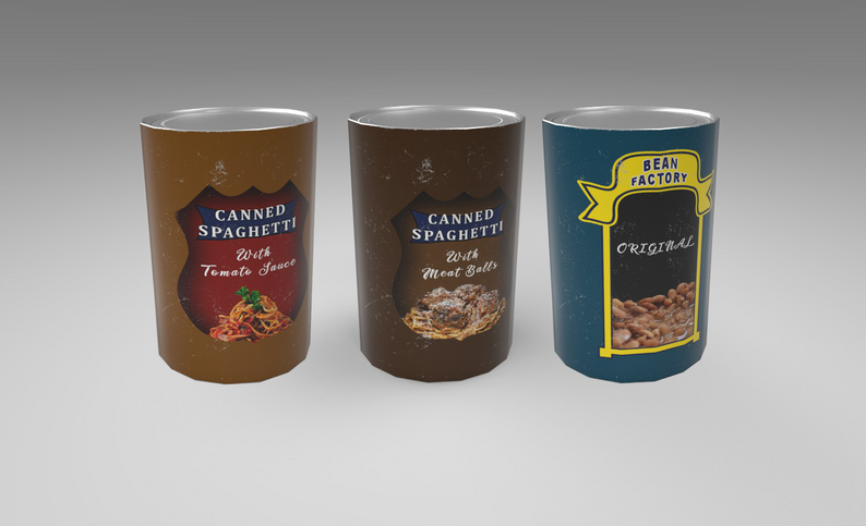 Free CC0 Food & Drinks by 3dmodelscc0