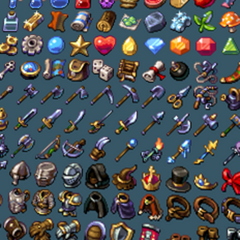 Pixel Fantasy RPG Icons 24x24 by Thomas Feichtmeir "Cyangmou"