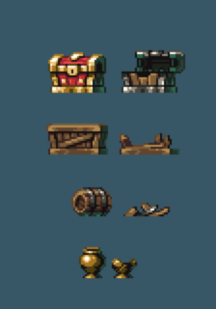 Pixel Side-Scroller - 17 Animated Container Props by Thomas Feichtmeir ...