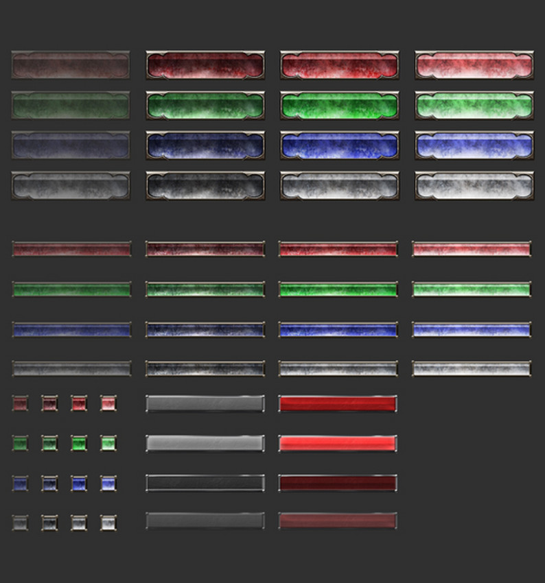 Fantasy UI Button Pack by Abstergo Design