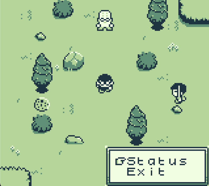 GB Studio Status Menu System Template (Up to Lvl. 16) by AA STUDIO