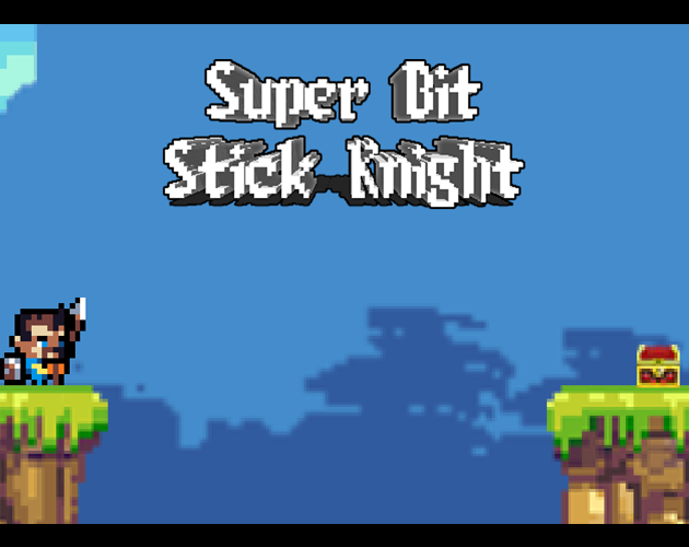 Super Bit Stick Knight by Iziwaru