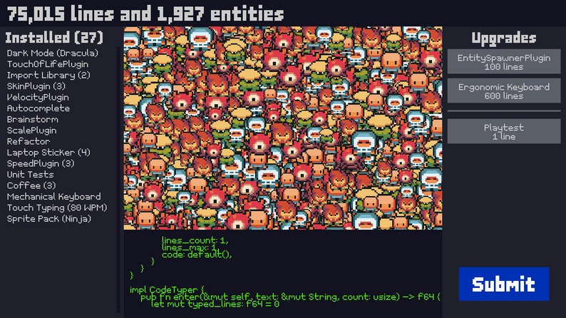 Bevy Jam Simulator by Pyrious, necrashter