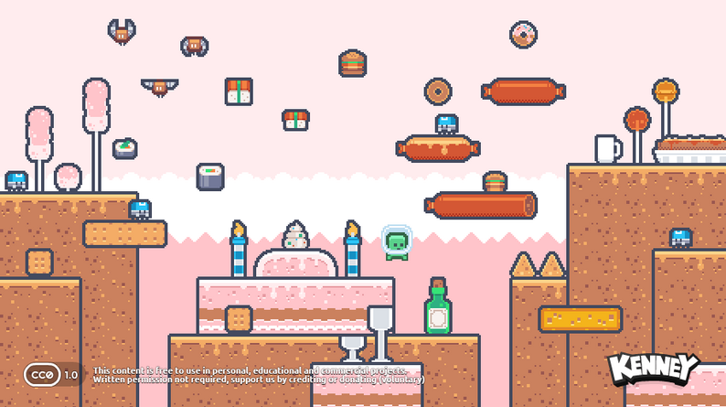 Pixel Platformer: Food Expansion by Kenney (Assets)