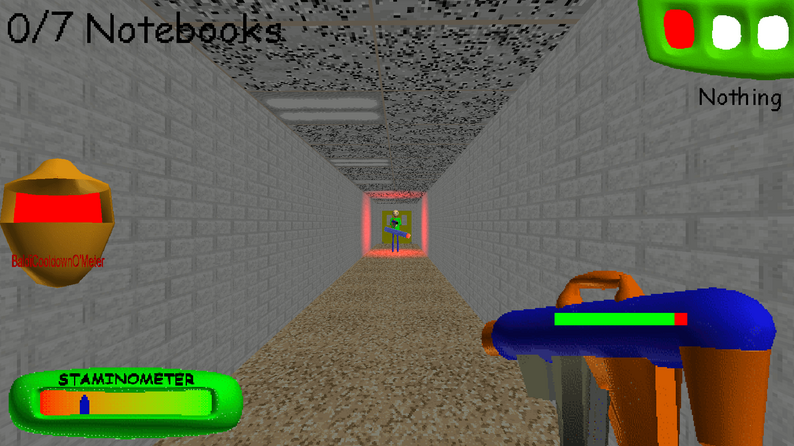 Baldi Loves Nerf Gun by LUCASGROSSEBOITE