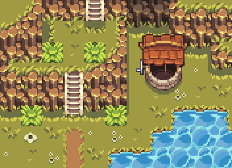 Windy Hills - 16x16 Top-down asset pack by RunninBlood