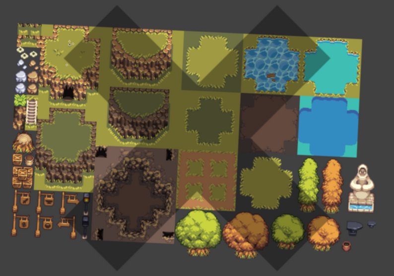 Windy Hills - 16x16 Top-down asset pack by RunninBlood