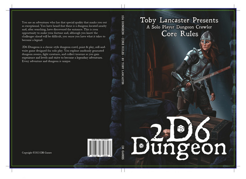 2D6 Dungeon - A Solo Dungeon Crawler by DR Games