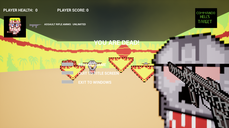 Commando: Hell's Target by feline78