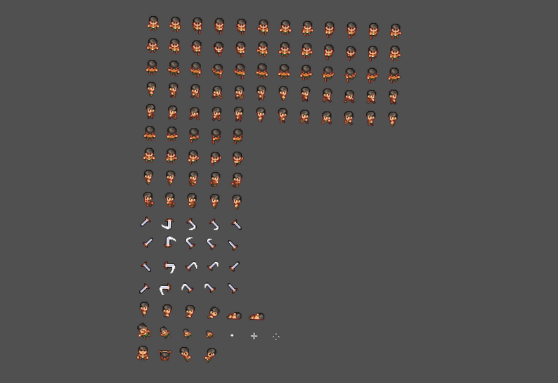 Free 16x16 Animated Top-down Character by RunninBlood