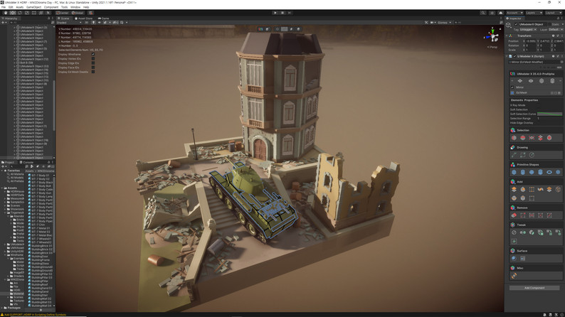 [Unity] UModeler X by umodeler