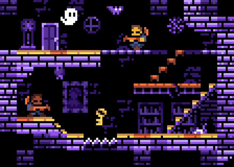 Ghost Hunters - Spooky Tileset by dani maccari