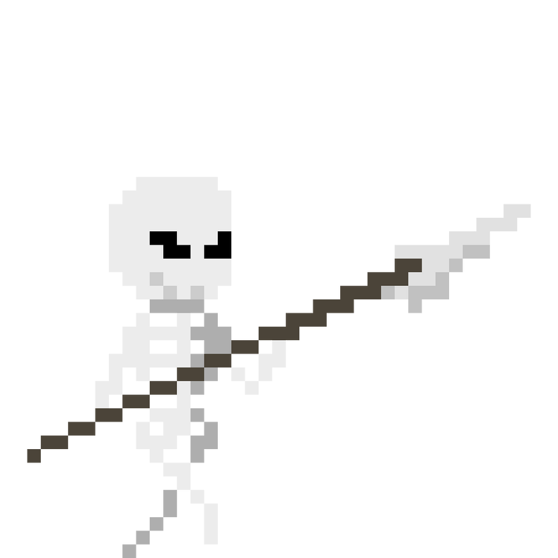 Charging Skeleton Spearman by 98Pixel