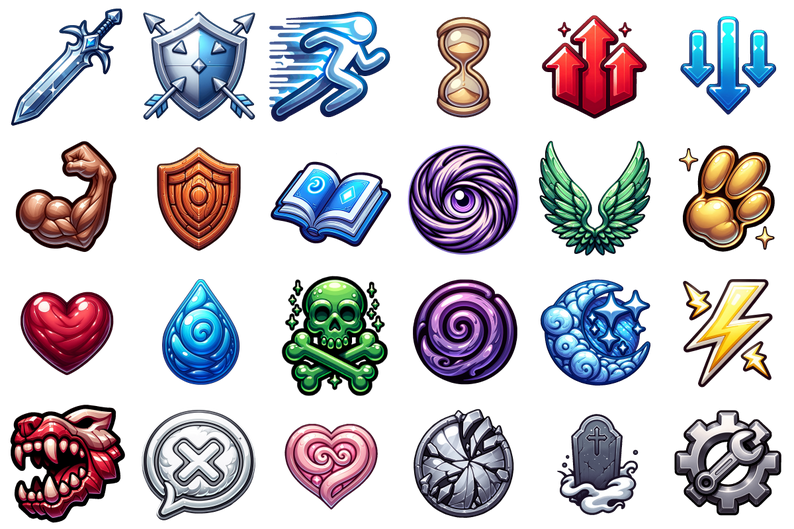 Status icon Set #1 free version by TrulyMalicious Status icon Set #1 free version by TrulyMalicious
