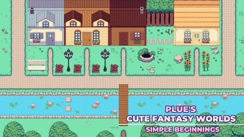 Plue's Cute Fantasy Worlds Tileset by Plueschkatze