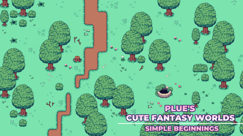 Plue's Cute Fantasy Worlds Tileset by Plueschkatze