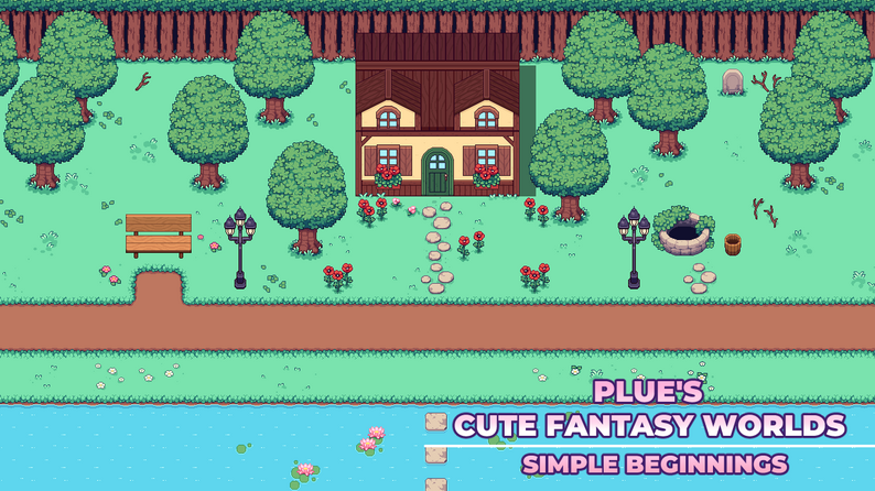 Plue's Cute Fantasy Worlds Tileset by Plueschkatze