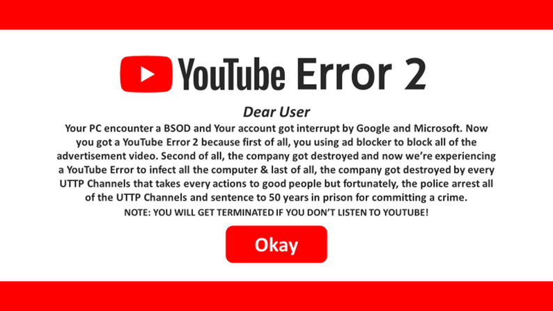 YouTube Error 2 - The Errors & OS Games by Coded Studios
