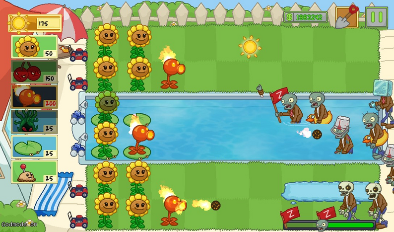Plants vs Zombies Neighborhood Defense by CrisDevelop