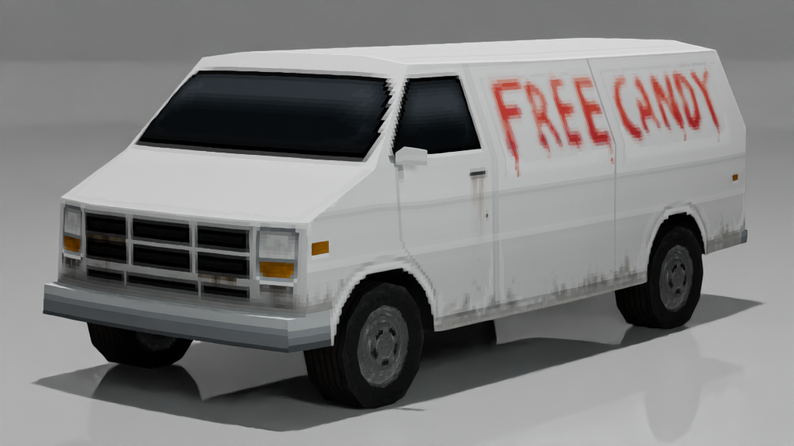 Kidnapper Van - PSX Style Car by MoiDev