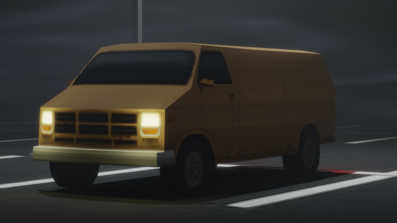 Kidnapper Van - PSX Style Car by MoiDev