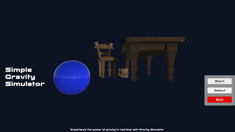 Simple Gravity Simulator by Captain Khan Studio
