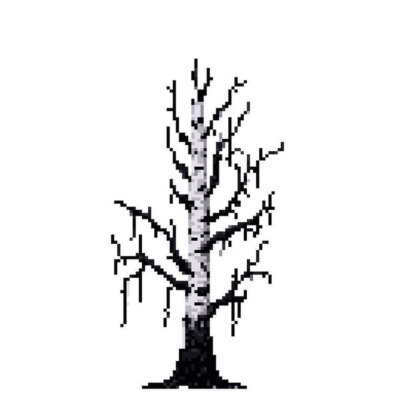 Free Pixel Art Tree Bundle by Babanagi