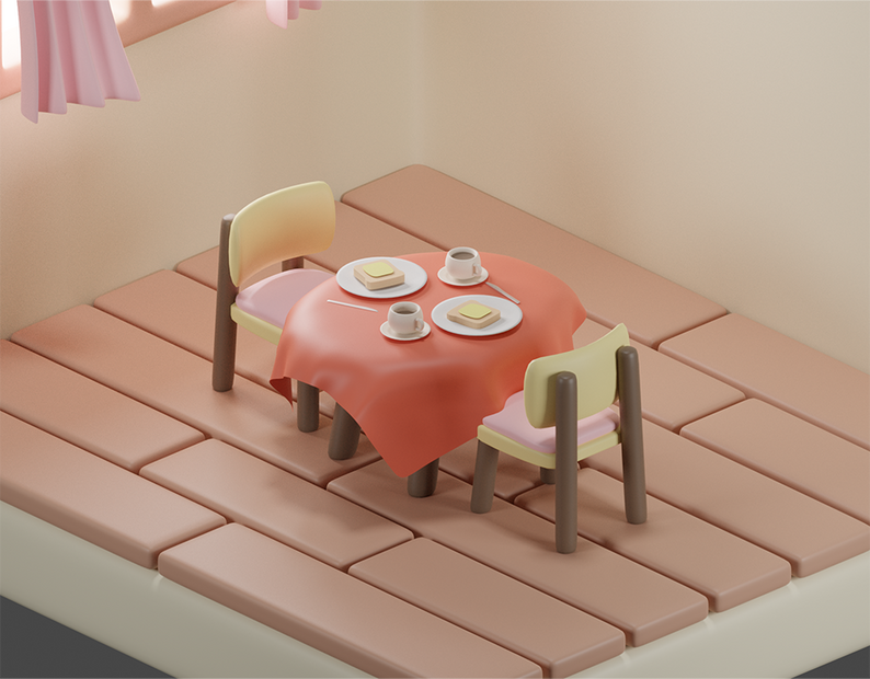 2D and 3D kitchen game assets by Gorjana Kalevska