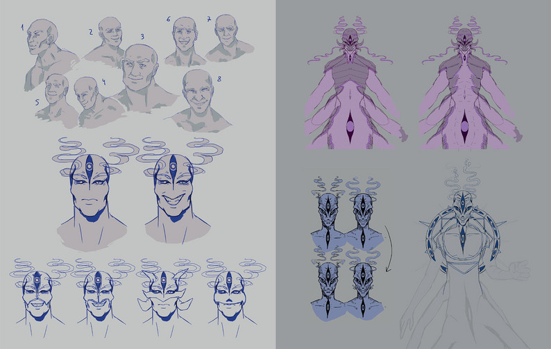 The Cosmic Wheel Sisterhood Digital Artbook by Devolver Digital, Ivan ...