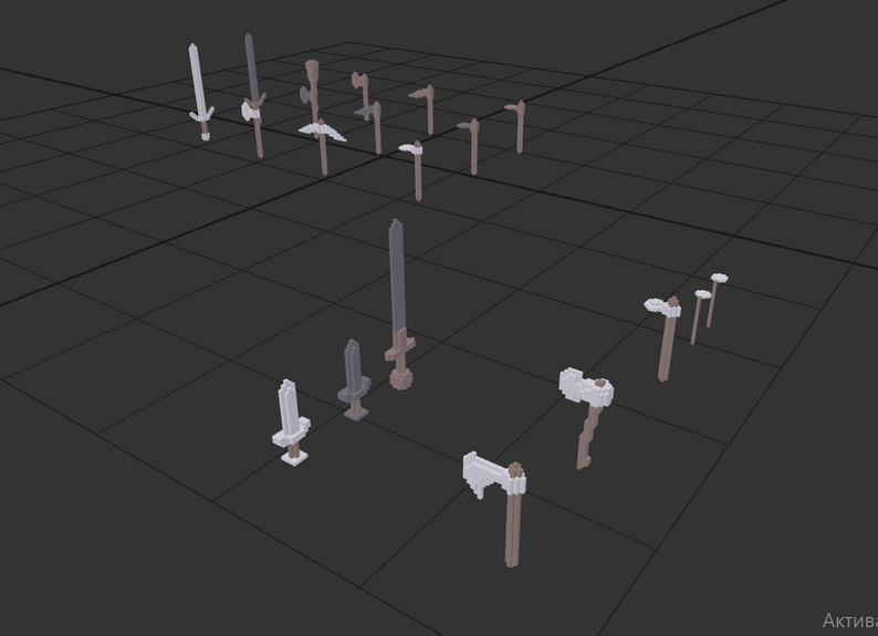 Voxel Assets by Gorlaks