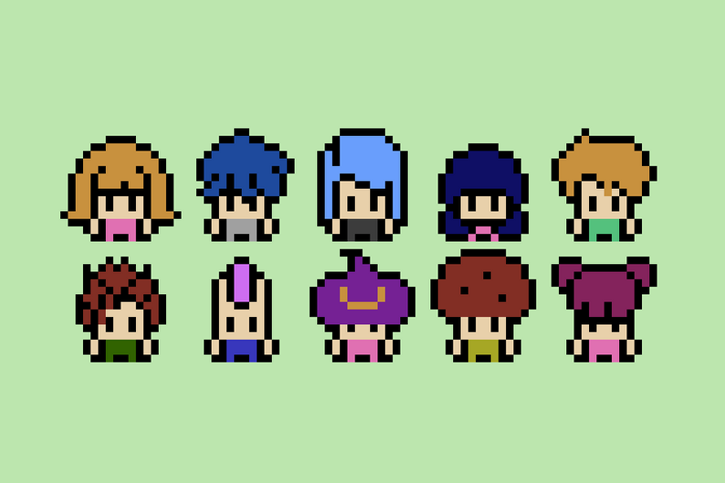 Top Down Pixel Art Characters Pack by RGS_Dev