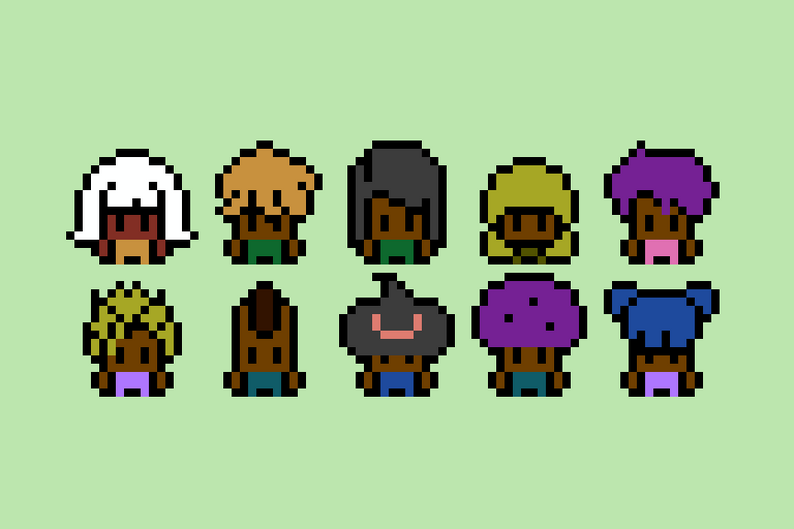 Top Down Pixel Art Characters Pack by RGS_Dev