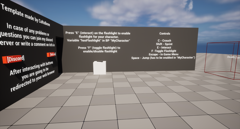 [Free] Horror Game Template [UE5] by Visq